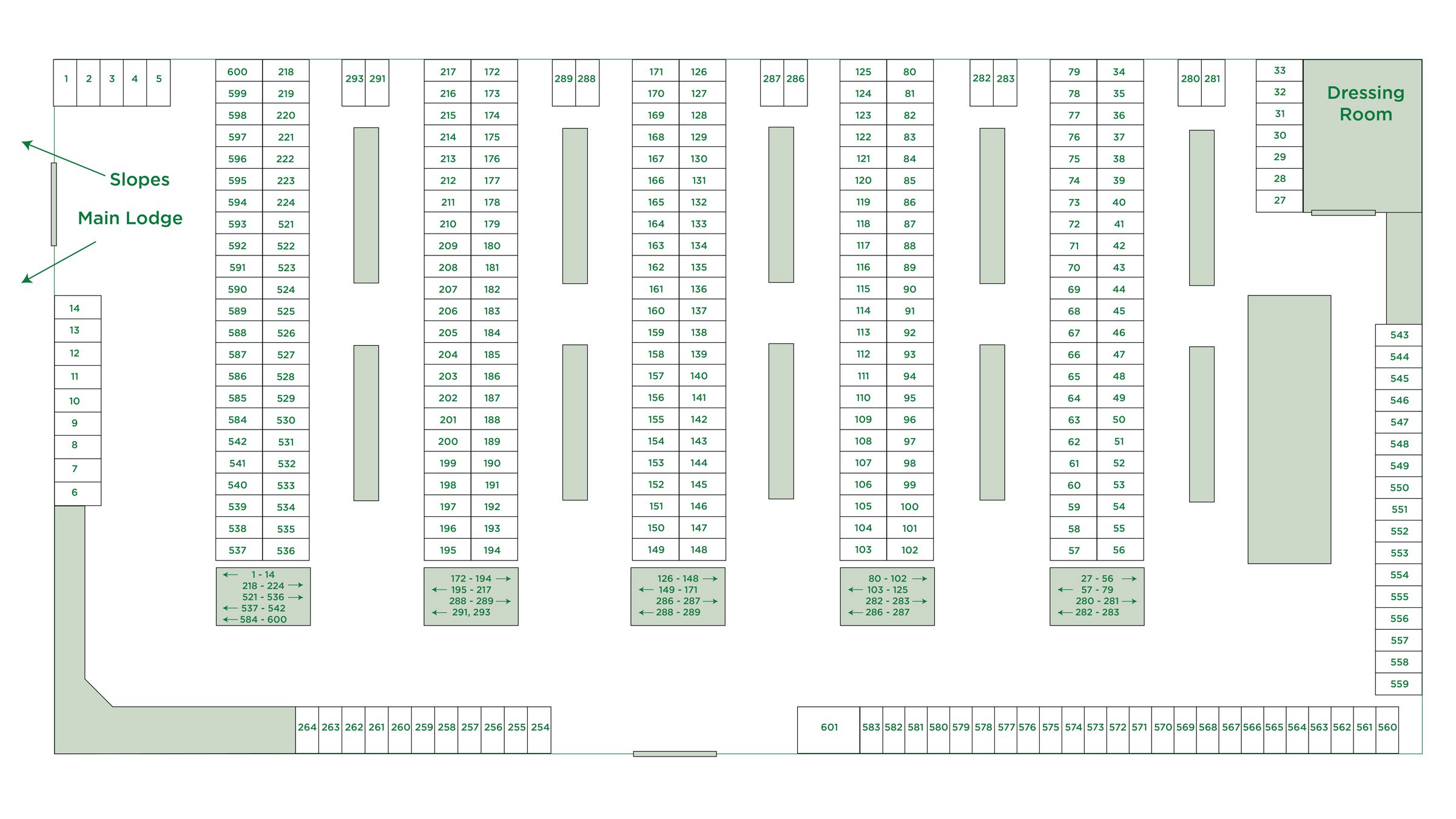 Online Reservations | Info on Seasonal & Day Locker Rentals