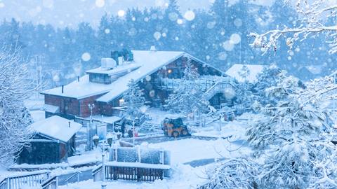 A Foot of Fresh Snow Reported on Feb. 14 at Big Bear Mountain Resort